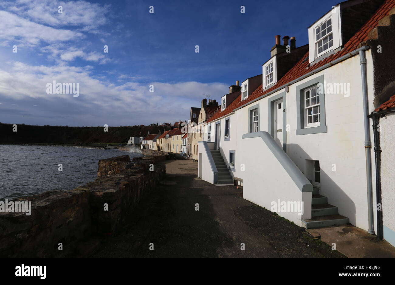 Pittenweem waterfront Fife Scotland February 2017 Stock Photo - Alamy