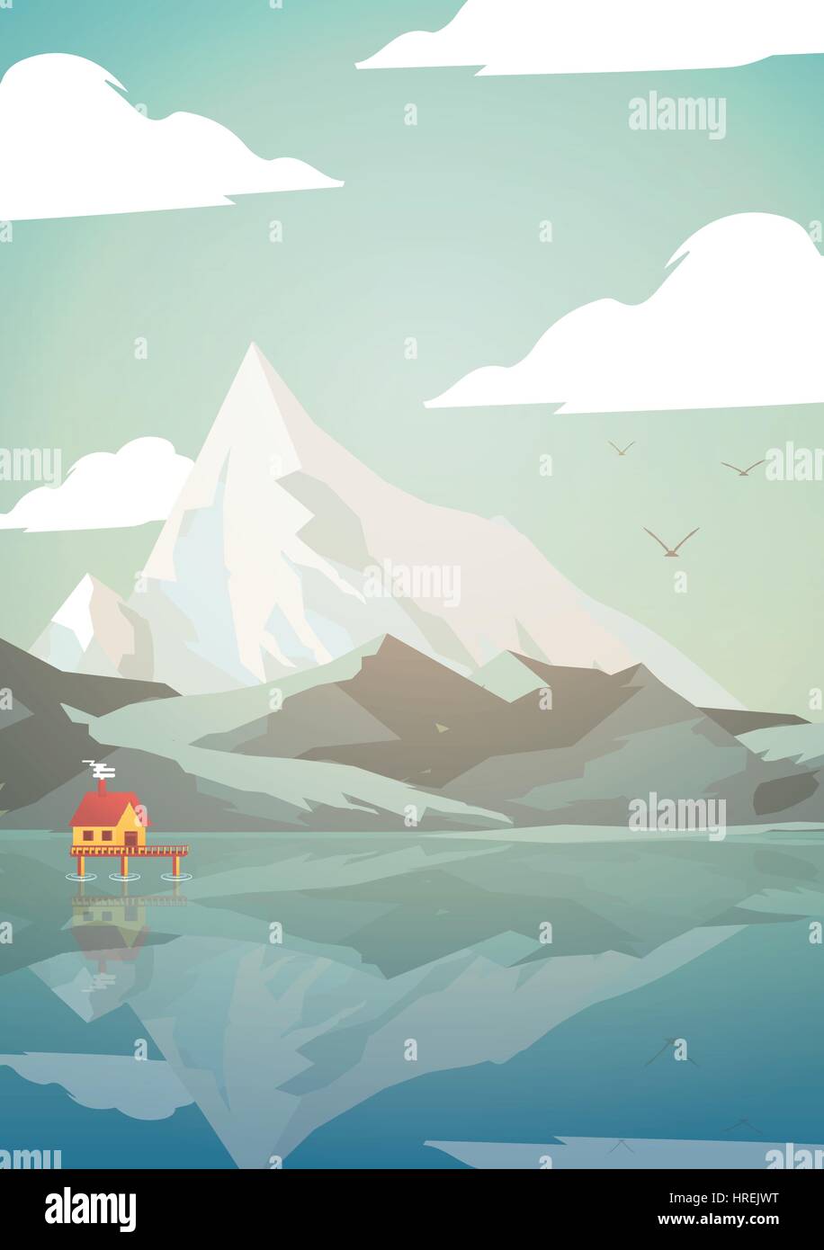 Hill coastal Stock Vector Images - Alamy