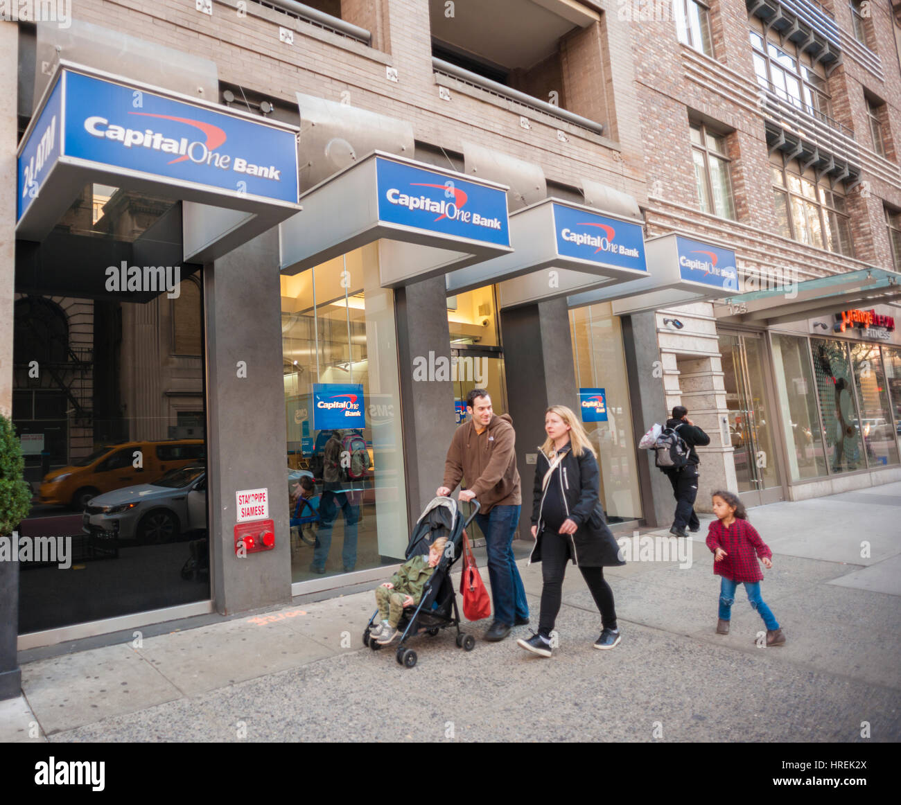 A branch of Capital One Bank in New York on Friday, February 24, 2017 ...