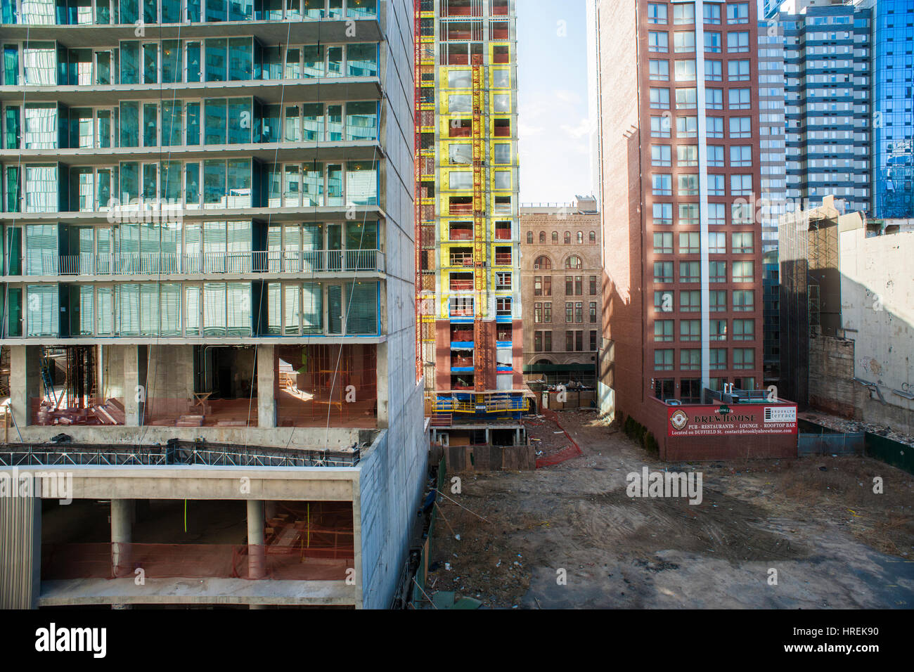 Development in Downtown Brooklyn in New York on Saturday, February 25 ...