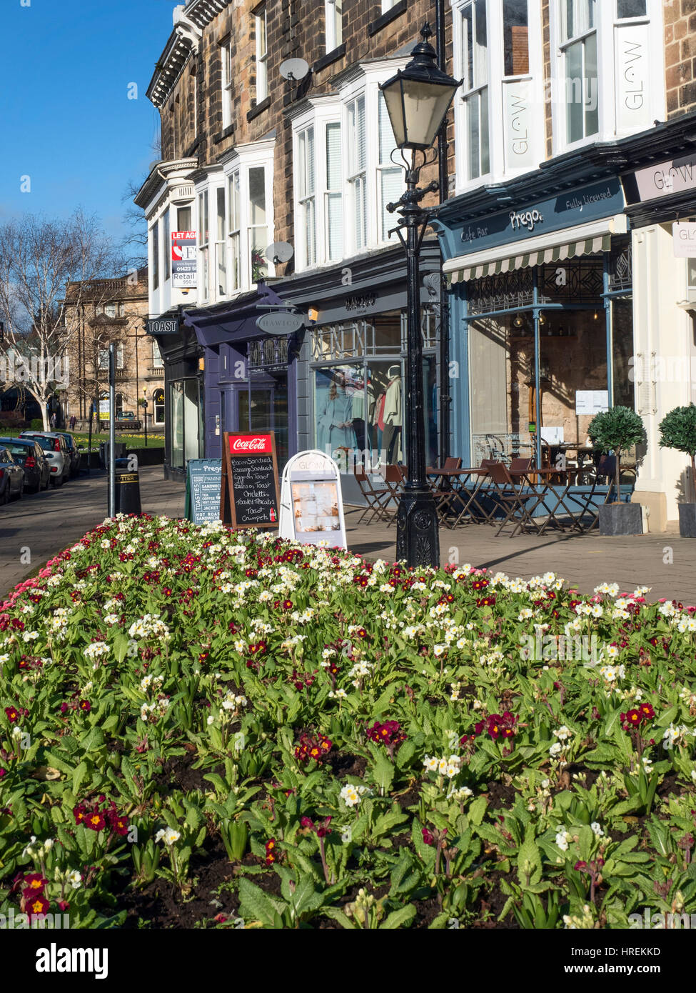 Harrogate Town Centre Yorkshire Uk England High Resolution Stock ...
