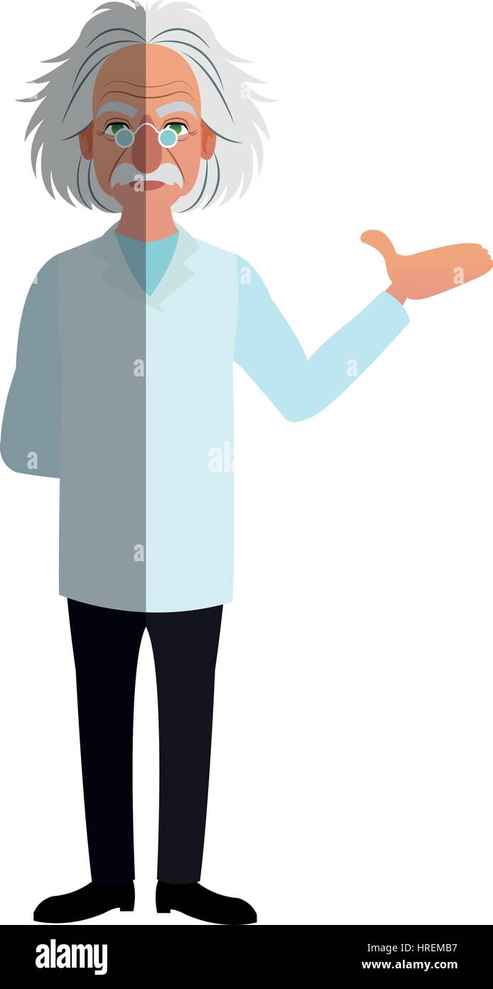 scientist man cartoon icon Stock Vector Image & Art - Alamy