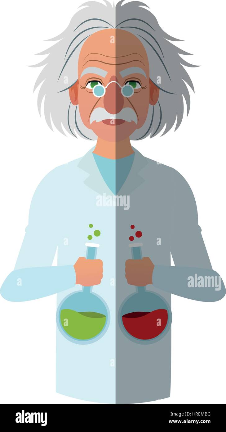 scientist man cartoon icon Stock Vector Image & Art - Alamy