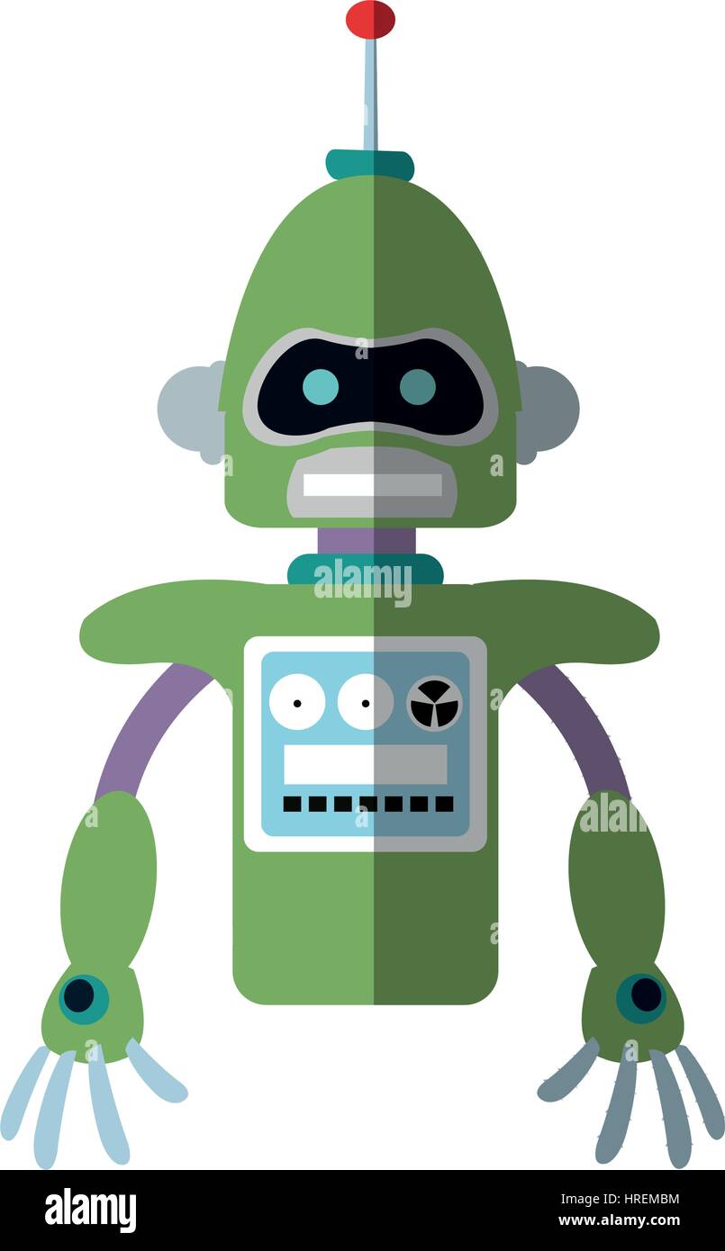 robot cartoon icon Stock Vector Image & Art - Alamy