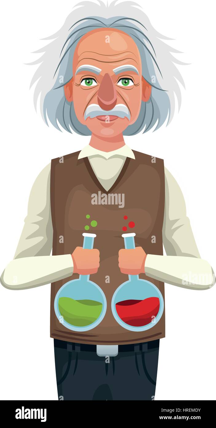 scientist man cartoon icon Stock Vector Image & Art - Alamy