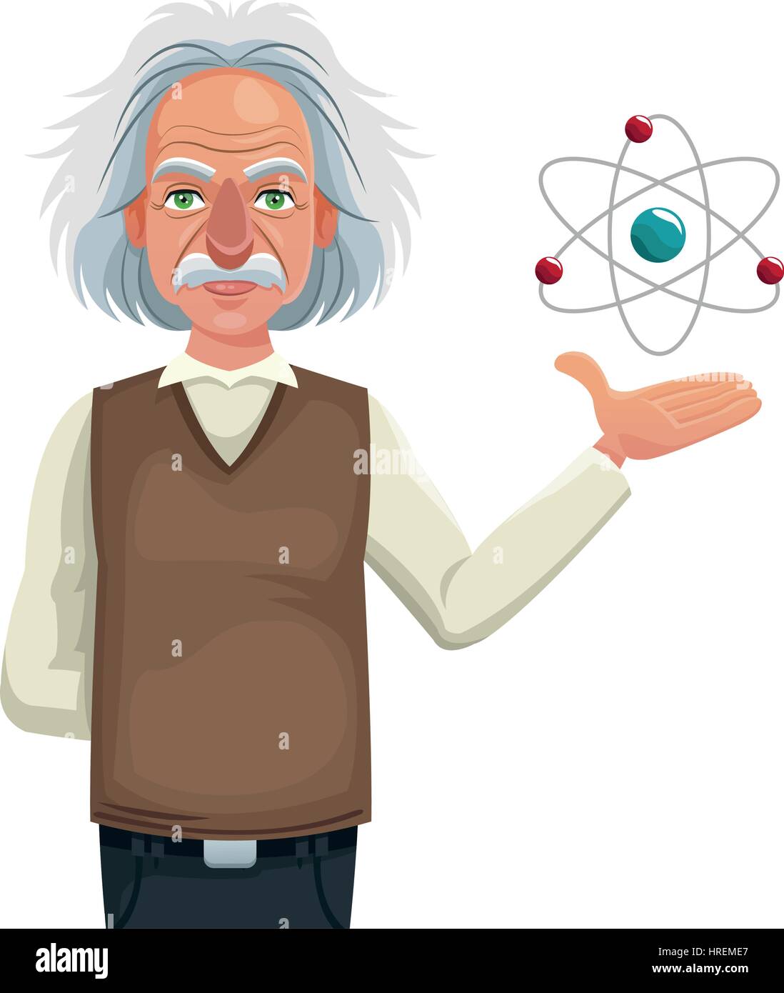 scientist man cartoon icon Stock Vector Image & Art - Alamy