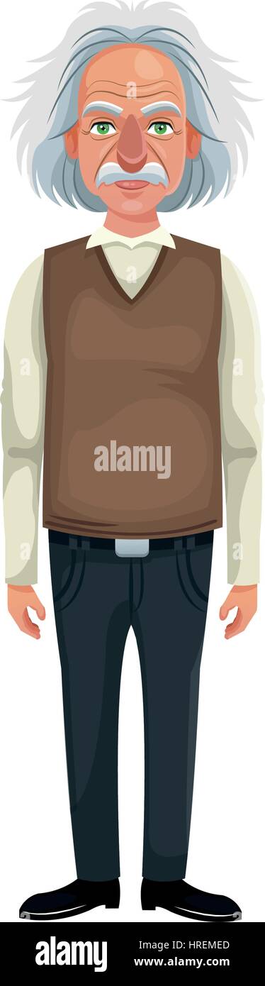 scientist man cartoon icon Stock Vector Image & Art - Alamy