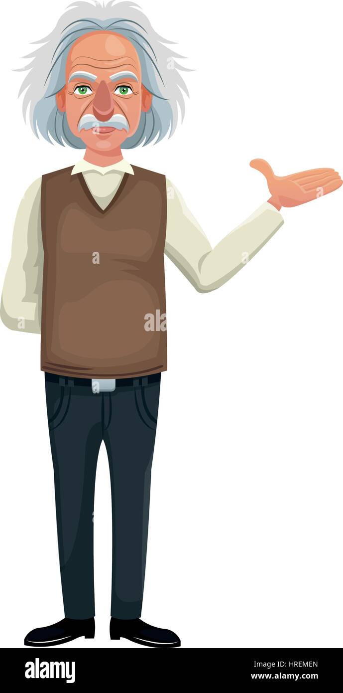 scientist man cartoon icon Stock Vector Image & Art - Alamy