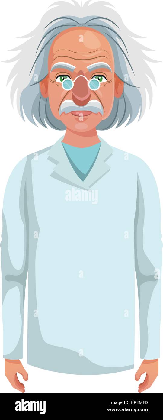 scientist man cartoon icon Stock Vector Image & Art - Alamy