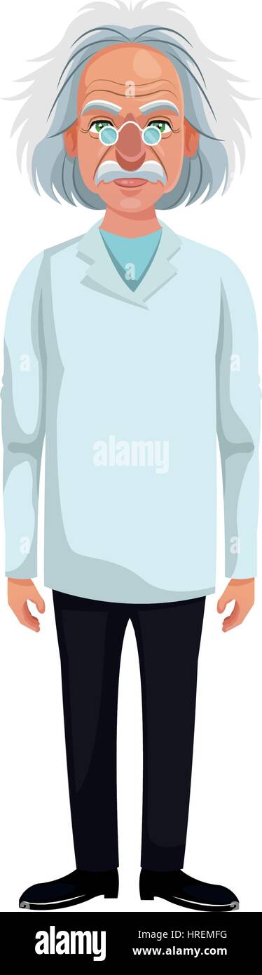 scientist man cartoon icon Stock Vector Image & Art - Alamy