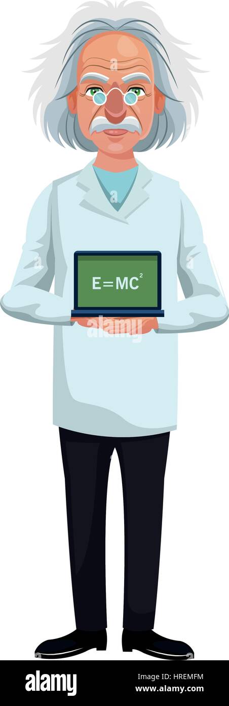 scientist man cartoon icon Stock Vector Image & Art - Alamy