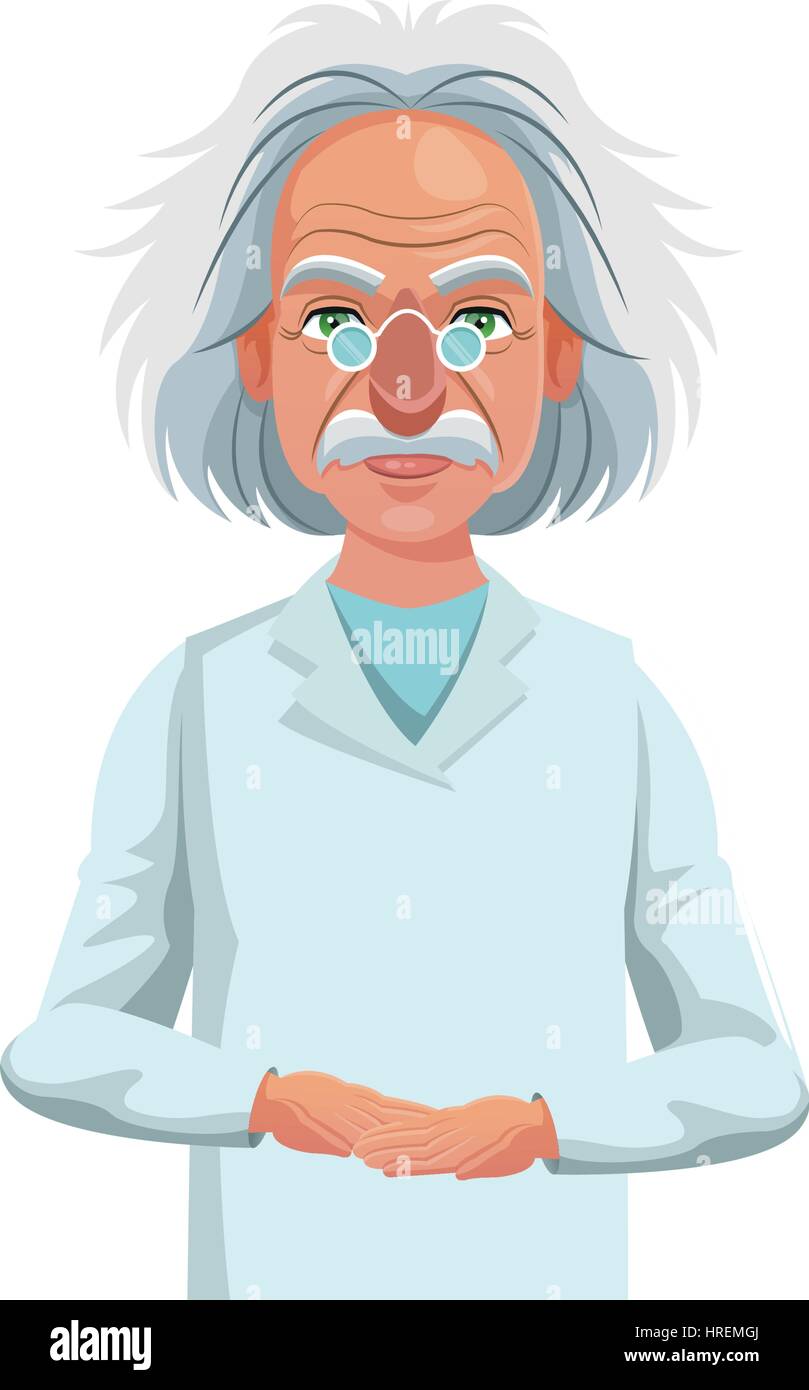 scientist man cartoon icon Stock Vector Image & Art - Alamy