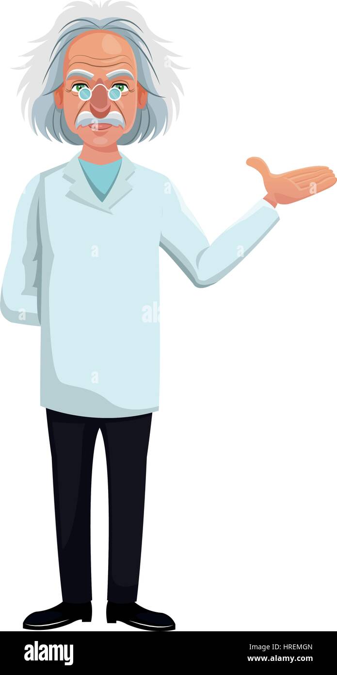 scientist man cartoon icon Stock Vector Image & Art - Alamy