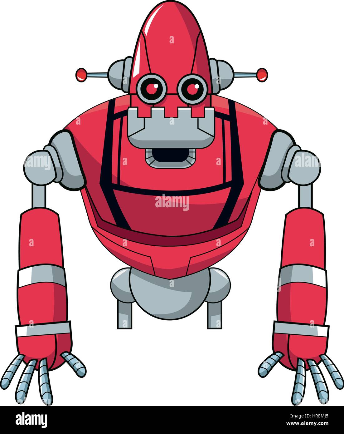 robot cartoon icon Stock Vector Image & Art - Alamy