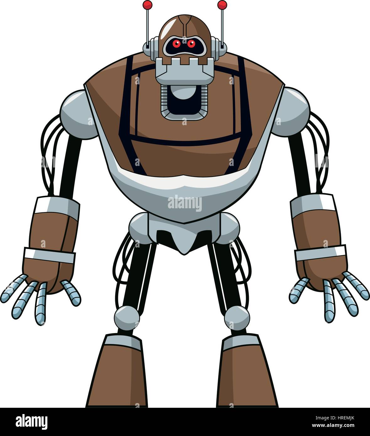 robot cartoon icon Stock Vector Image & Art - Alamy