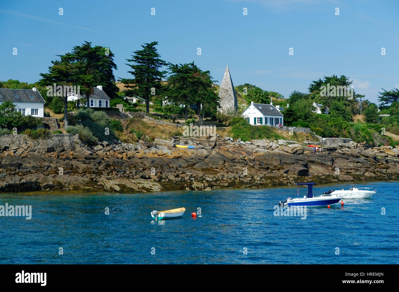 The Sound channel entrance, Chausey islands (Manche, Normandy, France ...