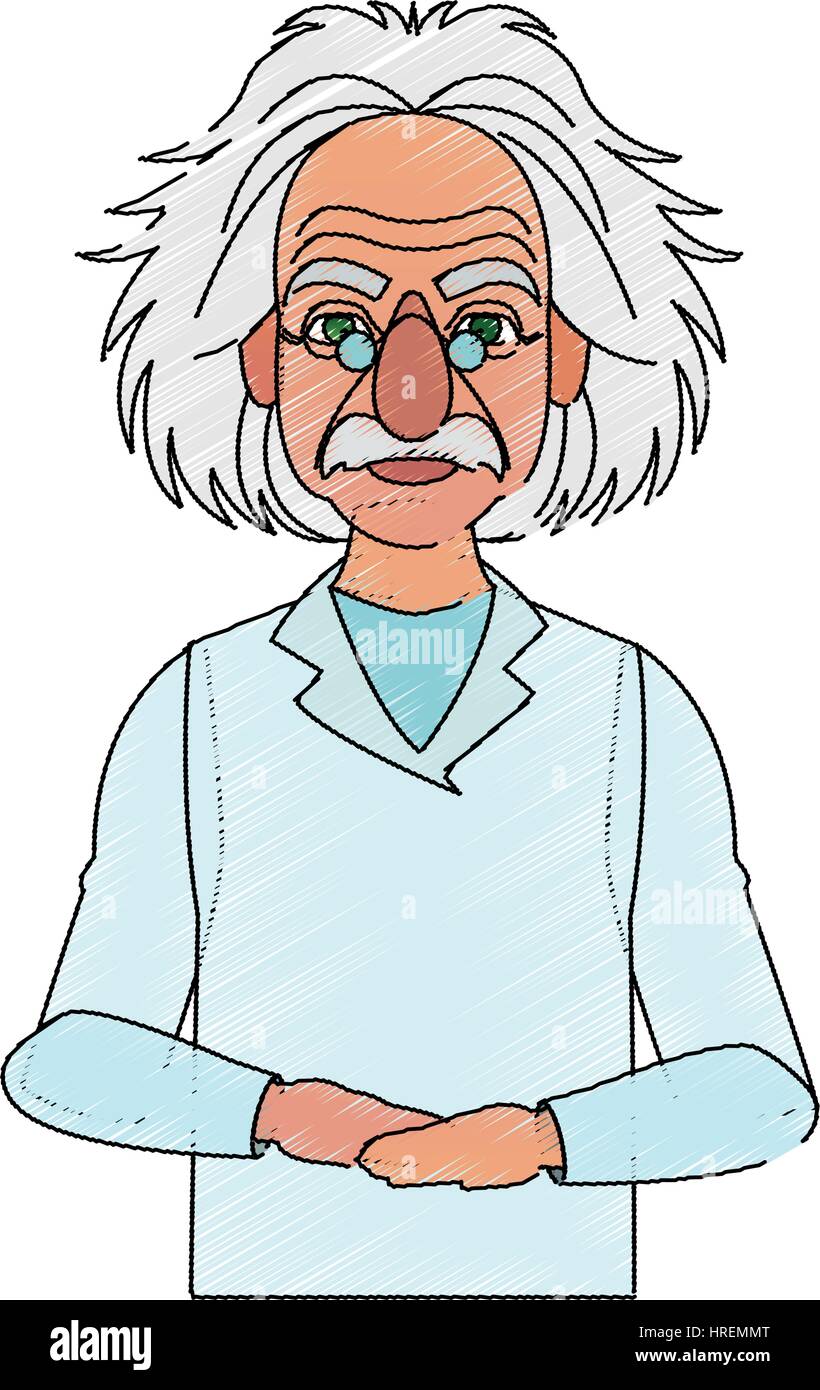 scientist man cartoon icon Stock Vector Image & Art - Alamy