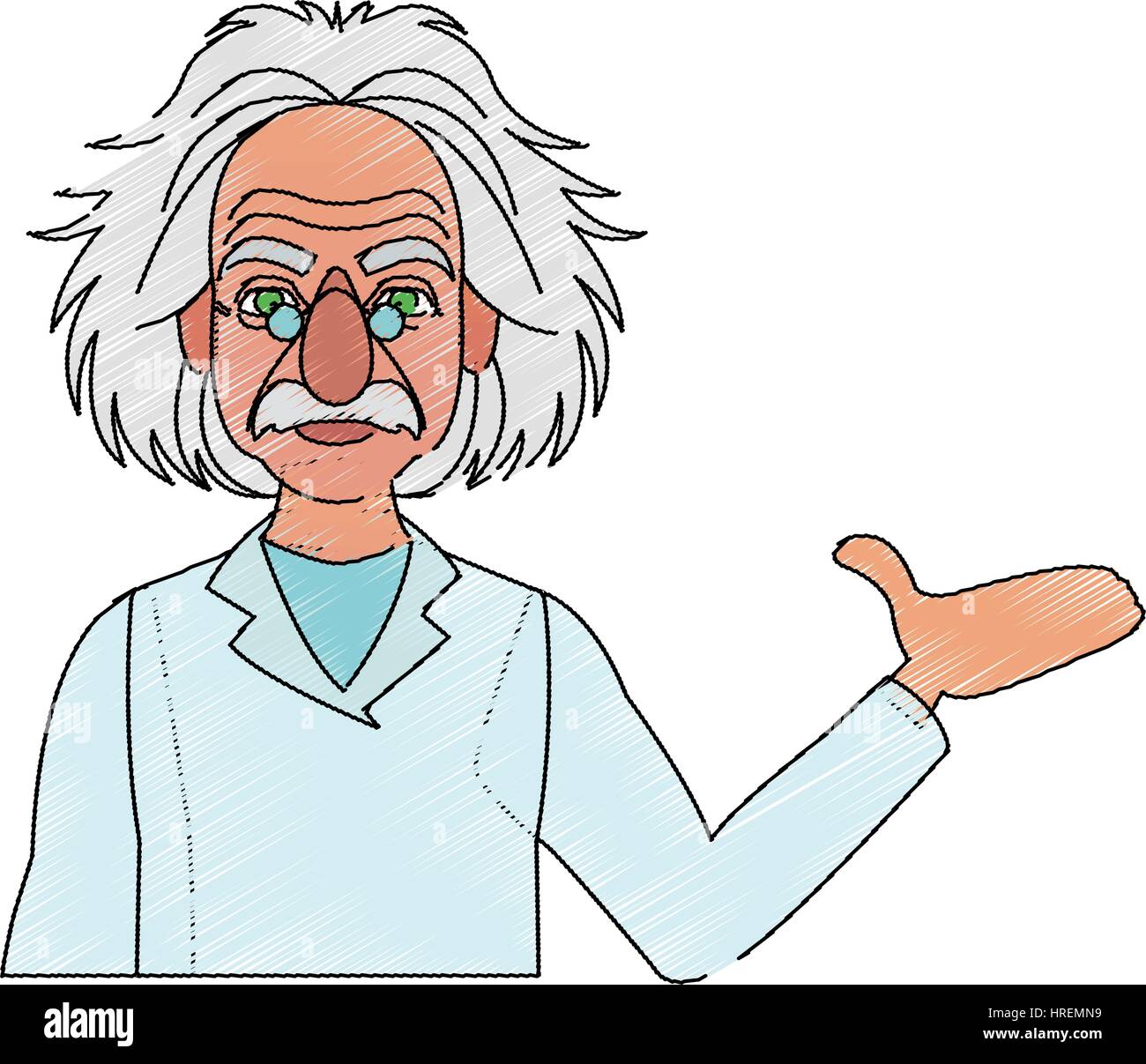 scientist man cartoon icon Stock Vector Image & Art - Alamy