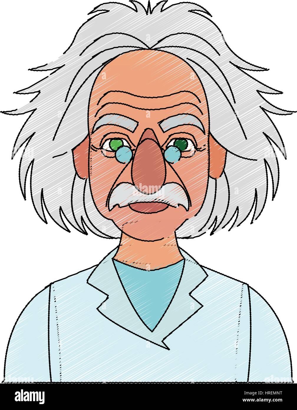 scientist man cartoon icon Stock Vector Image & Art - Alamy