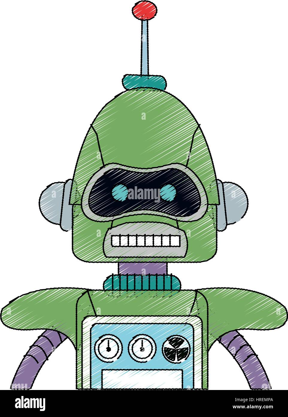 robot cartoon icon Stock Vector Image & Art - Alamy