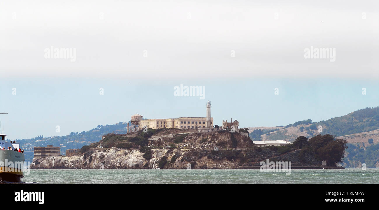 Alcatraz island, the rock, jail, prison, San Francisco, California, USA ...