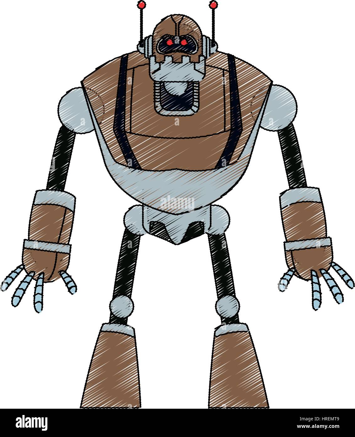 robot cartoon icon Stock Vector Image & Art - Alamy