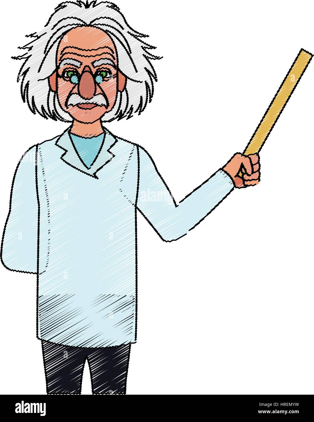 scientist man cartoon icon Stock Vector Image & Art - Alamy