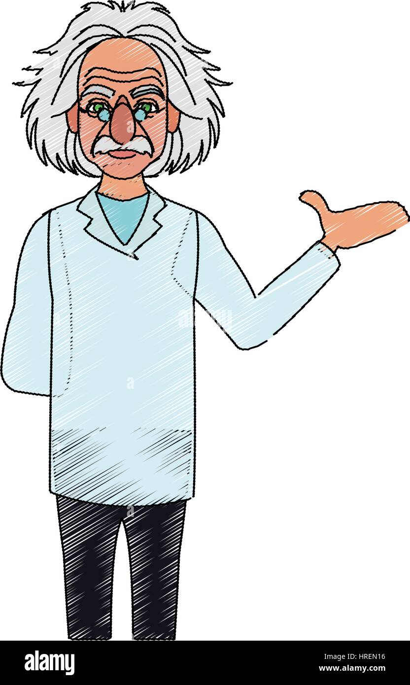 scientist man cartoon icon Stock Vector Image & Art - Alamy