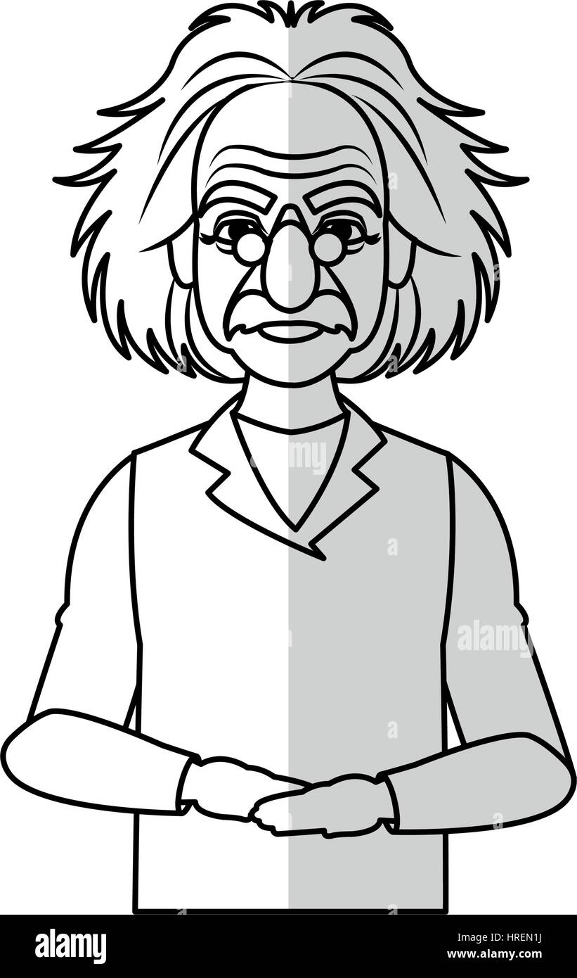 scientist man cartoon icon Stock Vector Image & Art - Alamy