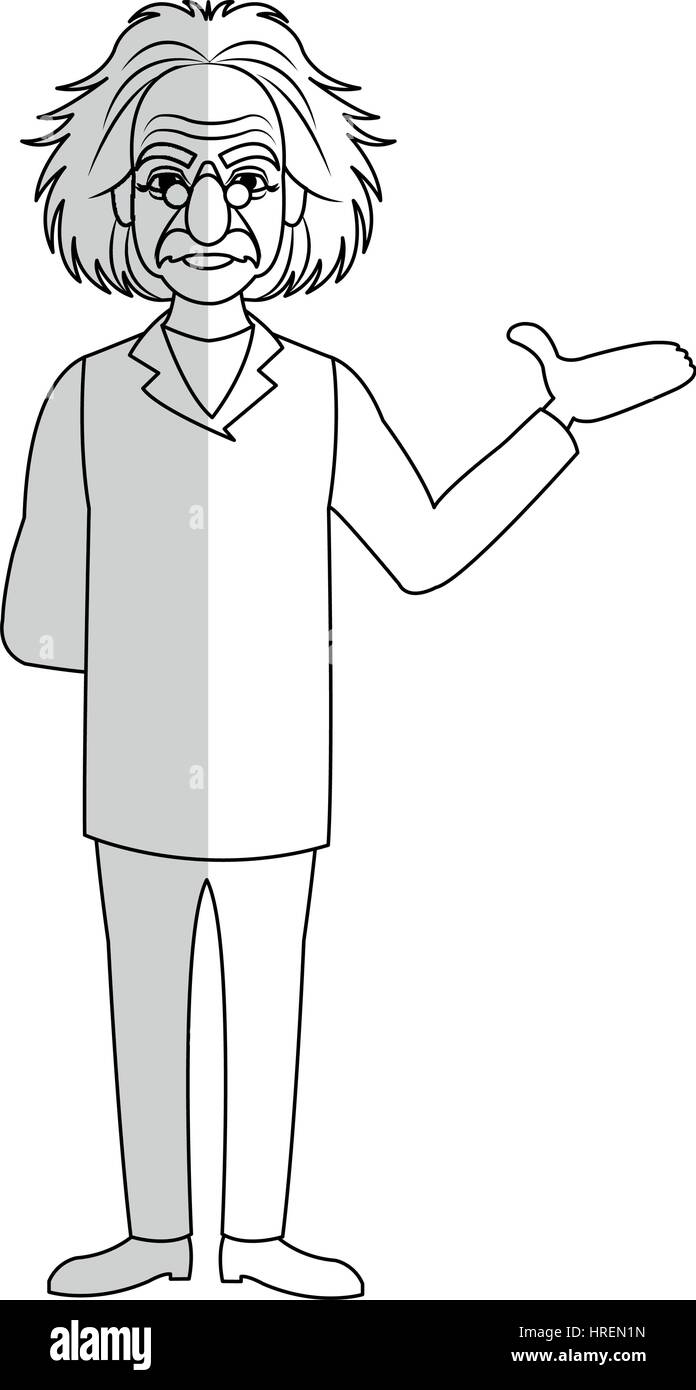 scientist man cartoon icon Stock Vector Image & Art - Alamy