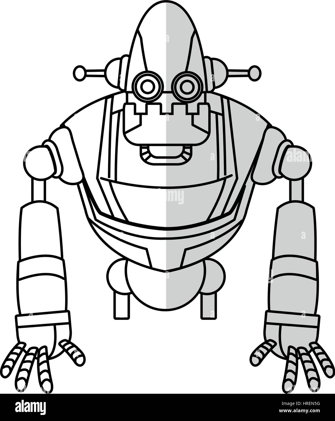 robot cartoon icon Stock Vector Image & Art - Alamy