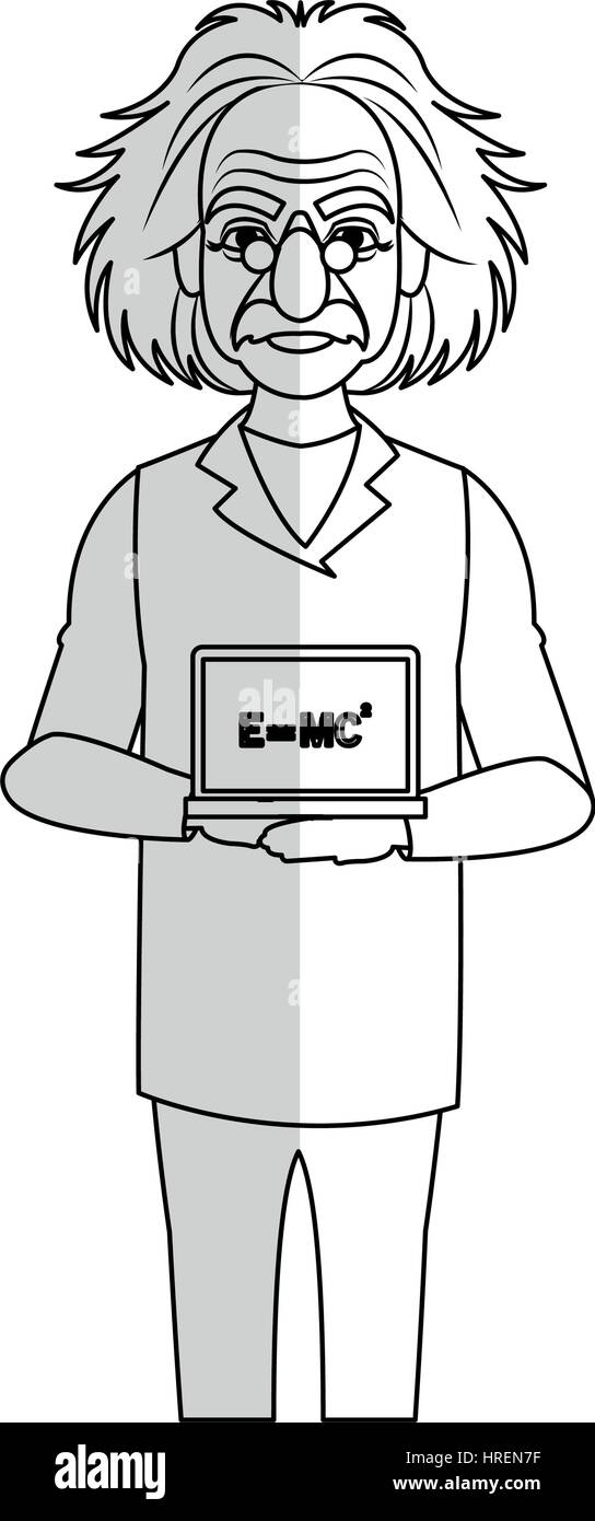 scientist man cartoon icon Stock Vector Image & Art - Alamy