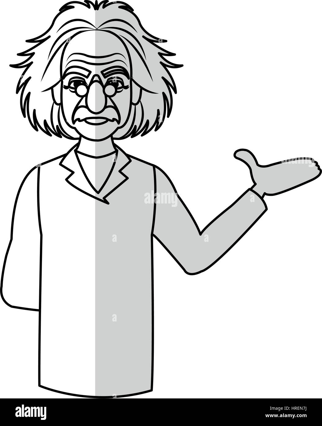 scientist man cartoon icon Stock Vector Image & Art - Alamy