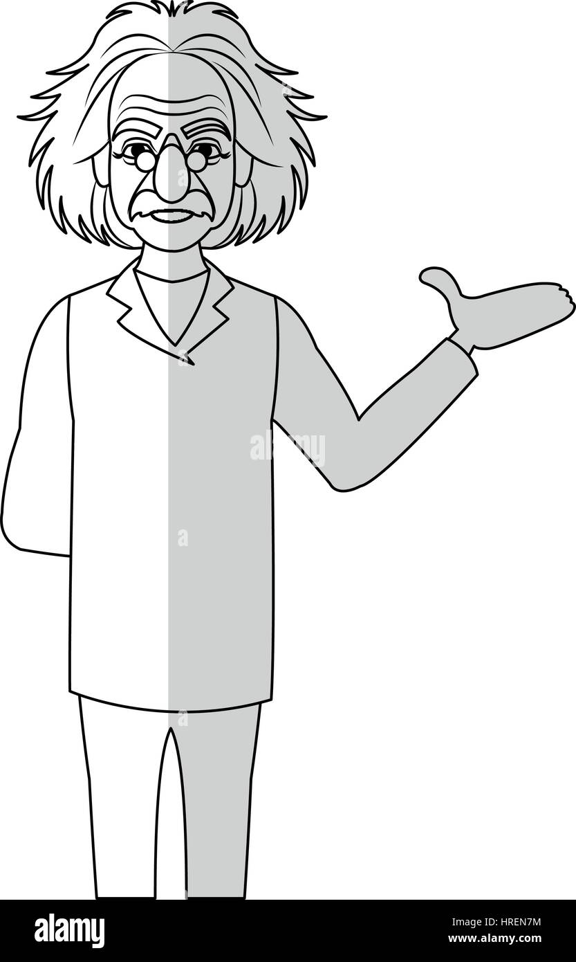 scientist man cartoon icon Stock Vector Image & Art - Alamy