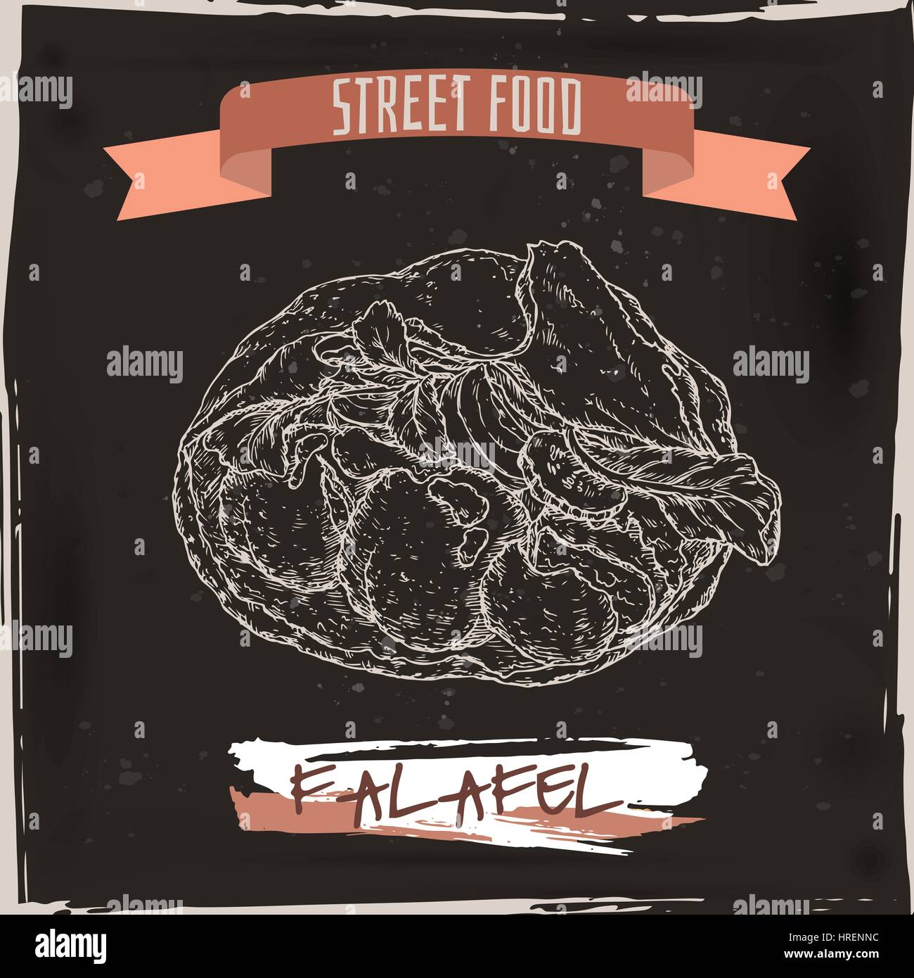 Pita bread middle eastern Stock Vector Images - Alamy