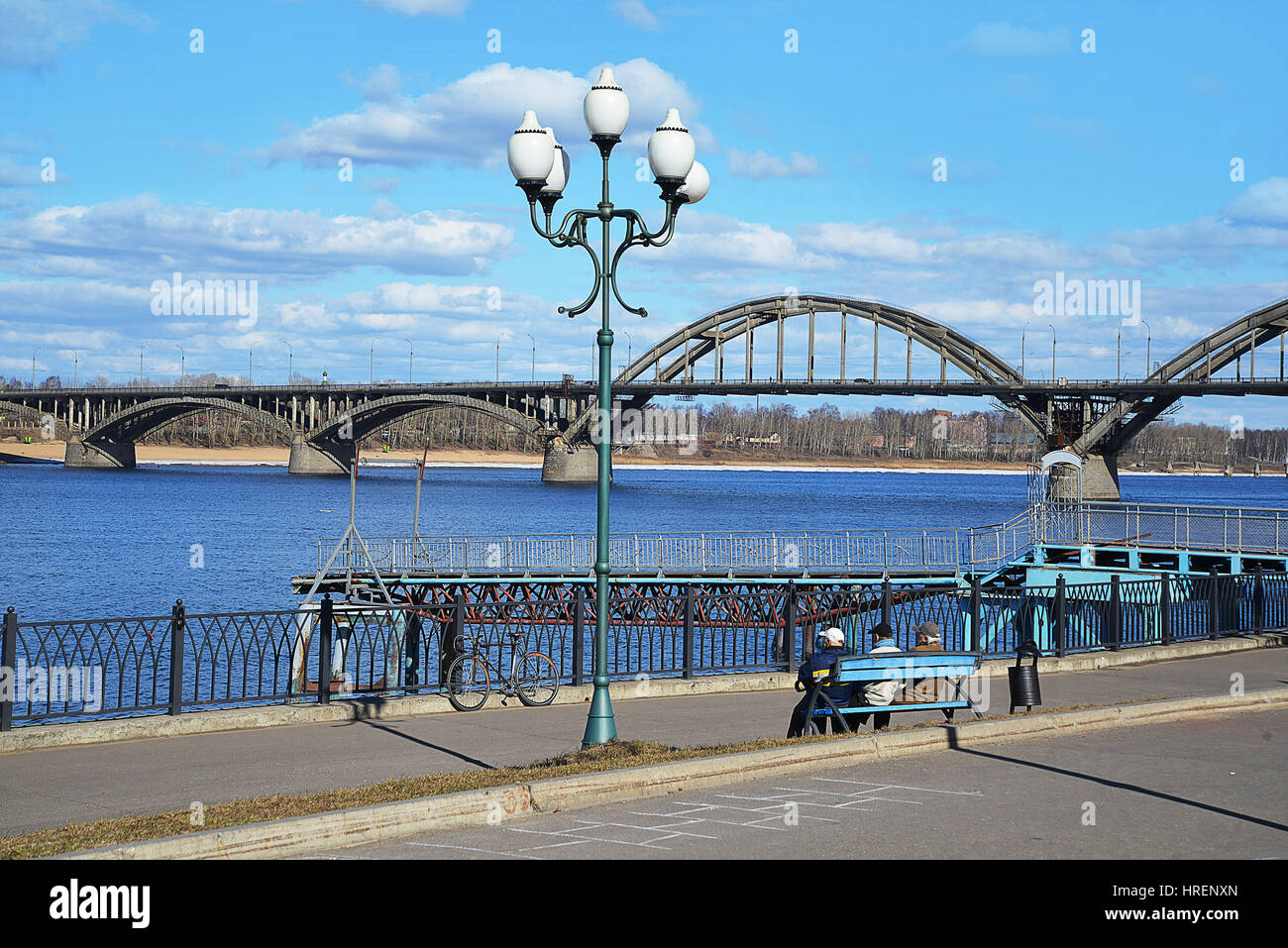Beautiful view of the road bridge Stock Photo - Alamy