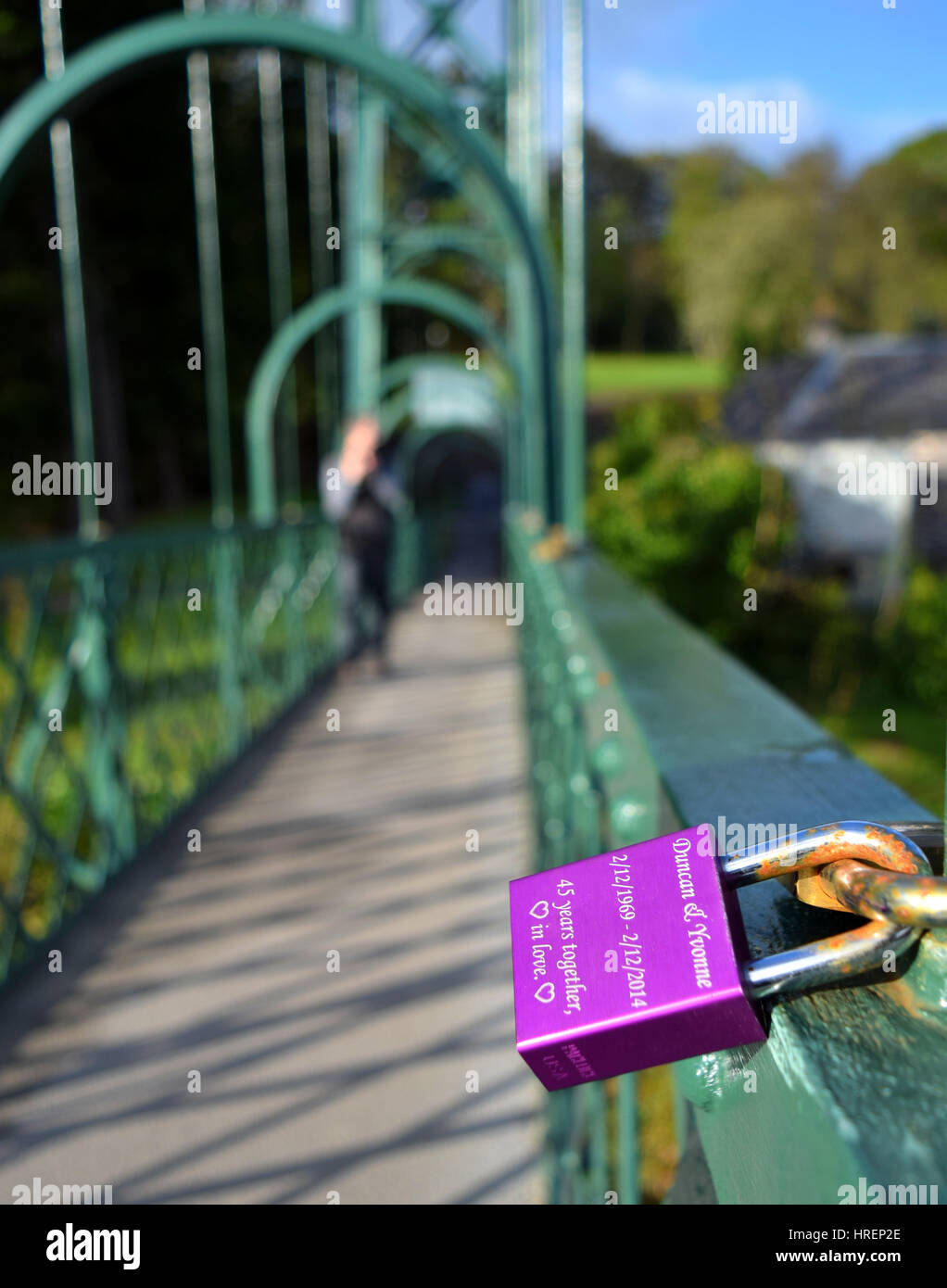 Port na craig suspension bridge hi-res stock photography and images - Alamy
