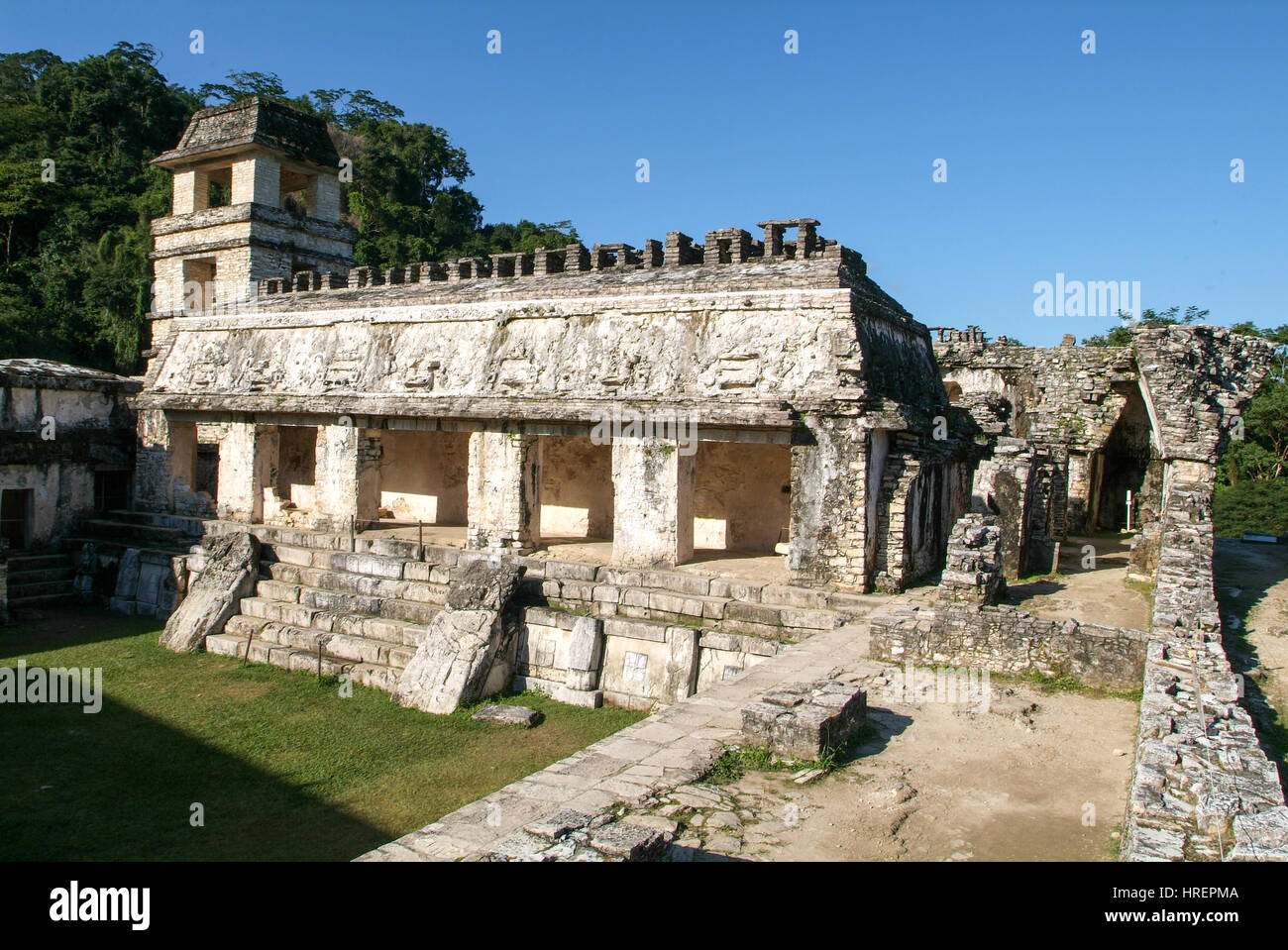 Ruins of Palenque, Maya city in Chiapas, Mexico Stock Photo - Alamy