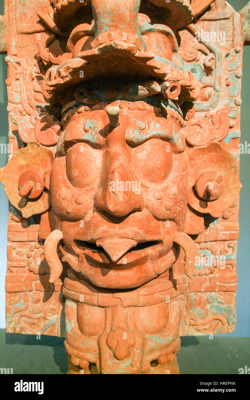 Mayan ceramic head of Palenque on Chiapas in Mexico Stock Photo - Alamy