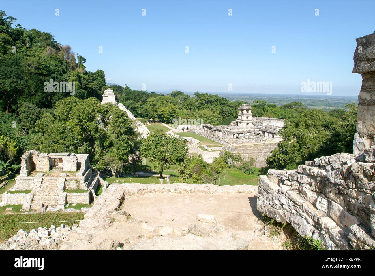 Ruins of Palenque, Maya city in Chiapas, Mexico Stock Photo - Alamy
