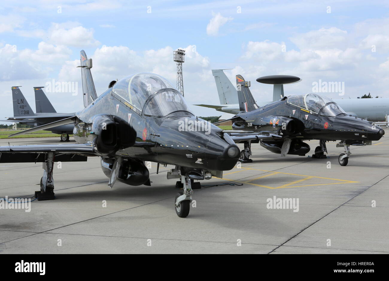 RAF BAe Systems Hawk T TMk2 from the OCU at RAF Valley in Anglesey on ...