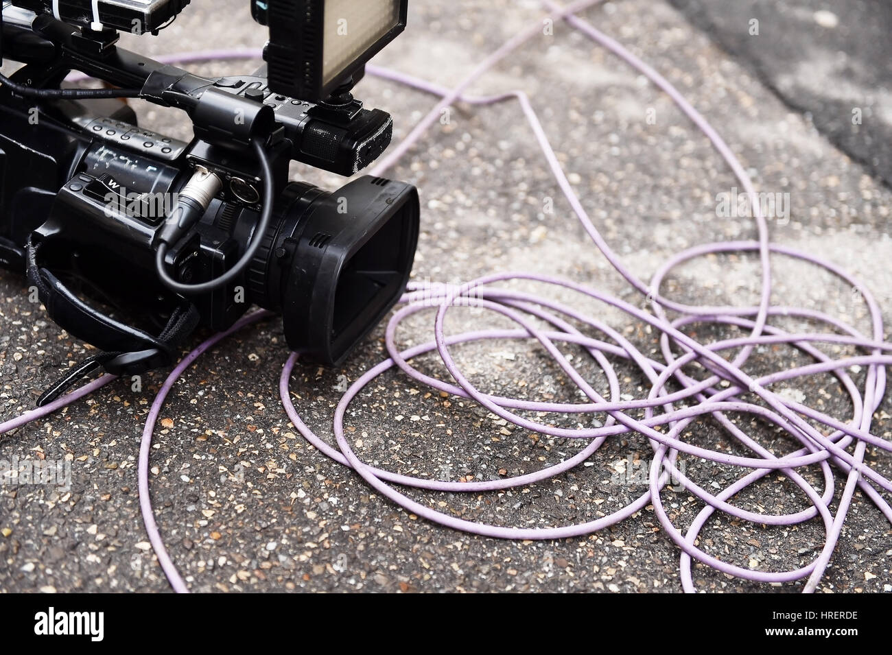 Cameraman laying hi-res stock photography and images - Alamy