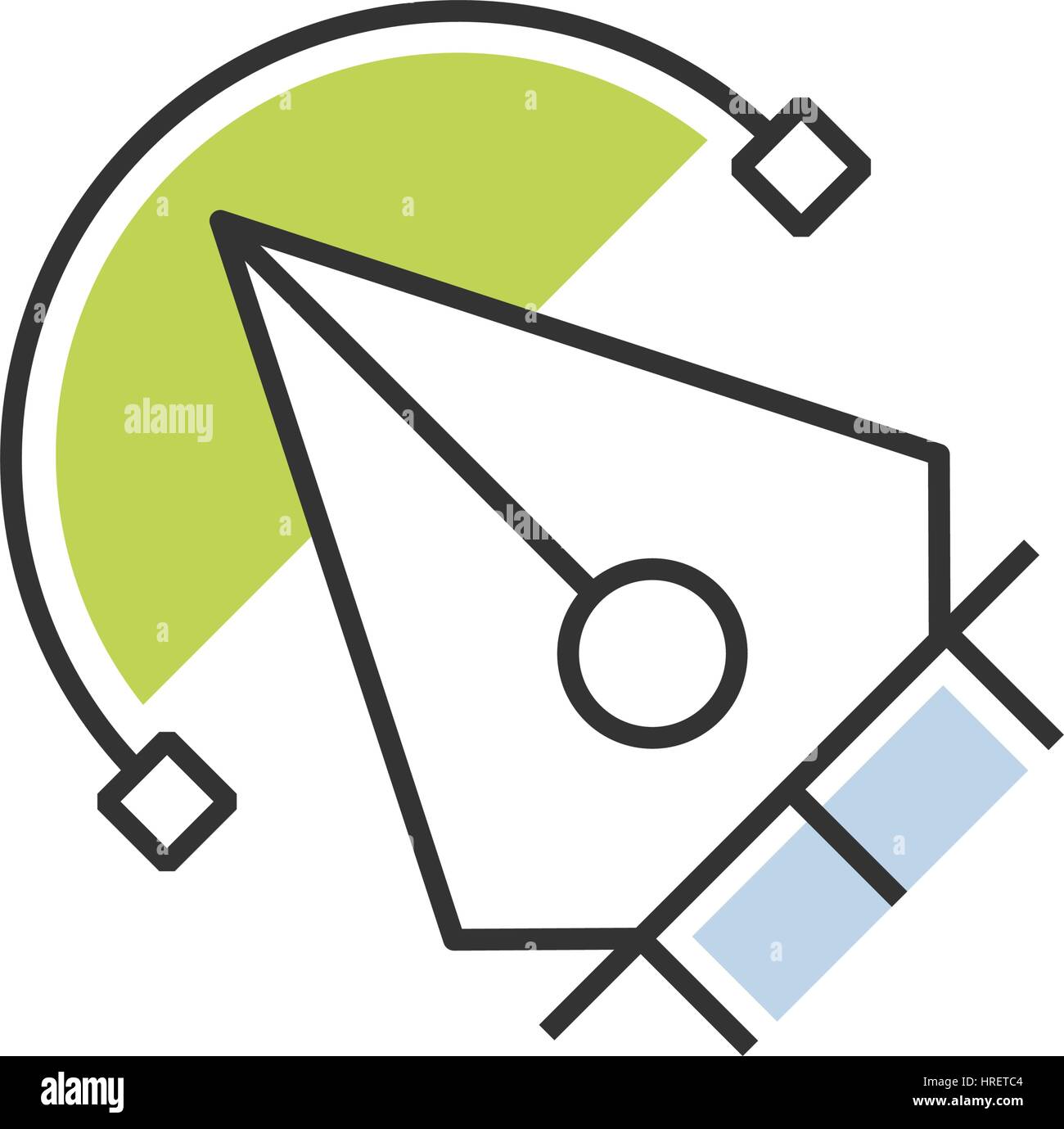 Green pen tool icon design Stock Vector Image & Art - Alamy