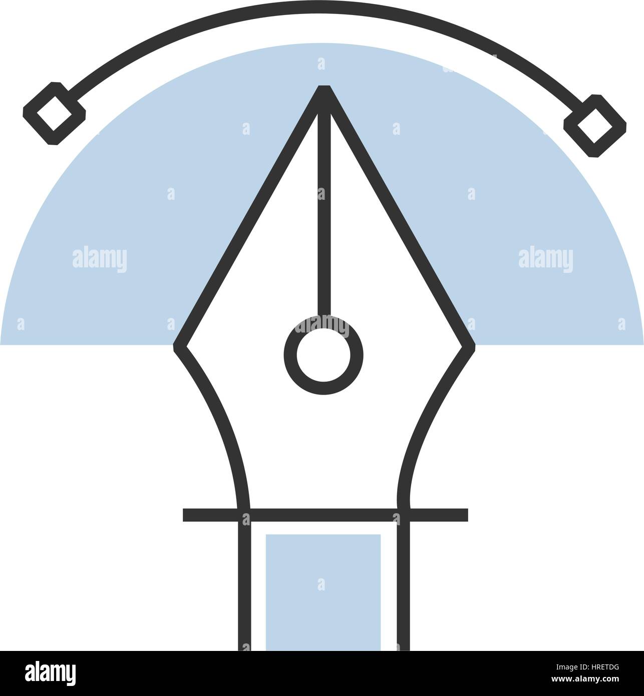 Semicircle object Stock Vector Images - Alamy