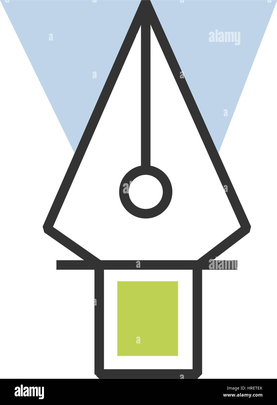 vector eps10 Green pen tool icon Stock Vector Image & Art - Alamy