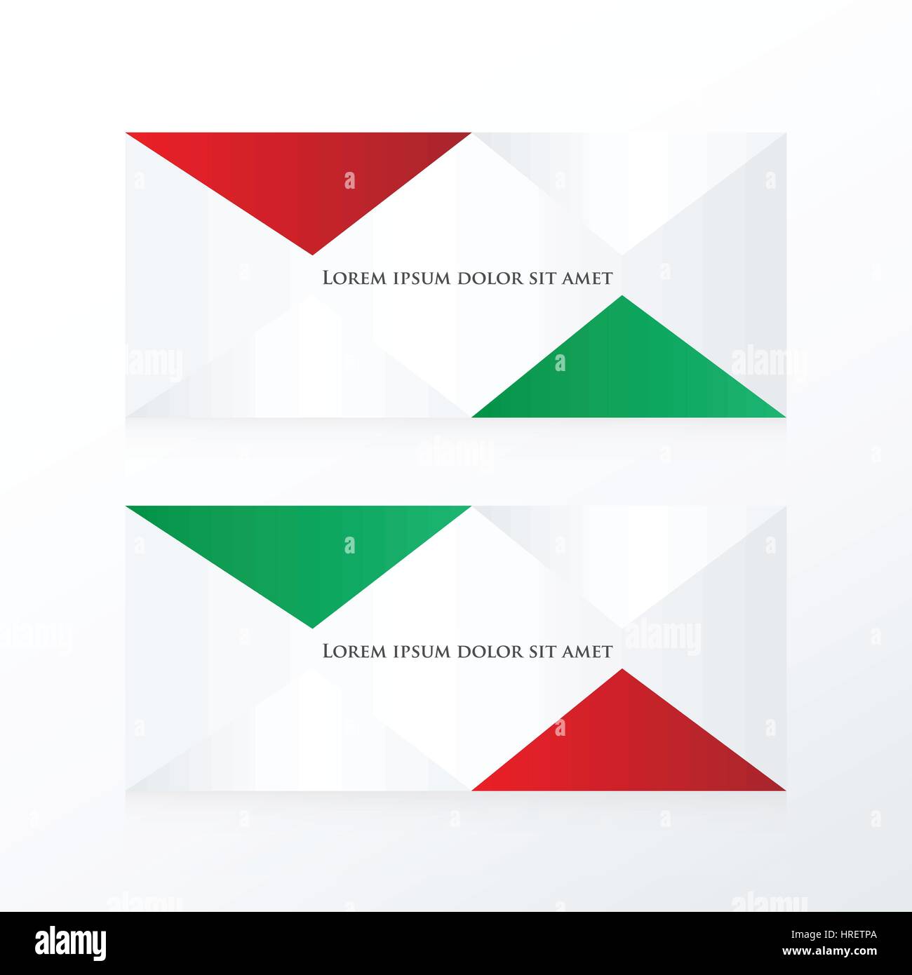 abstract pyramid banner red, green Stock Vector Image & Art - Alamy