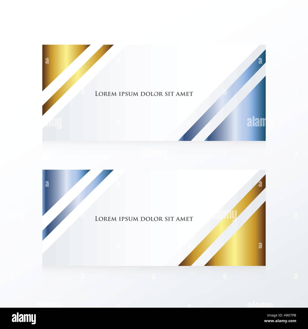 abstract banner gold and blue Stock Vector Image & Art - Alamy