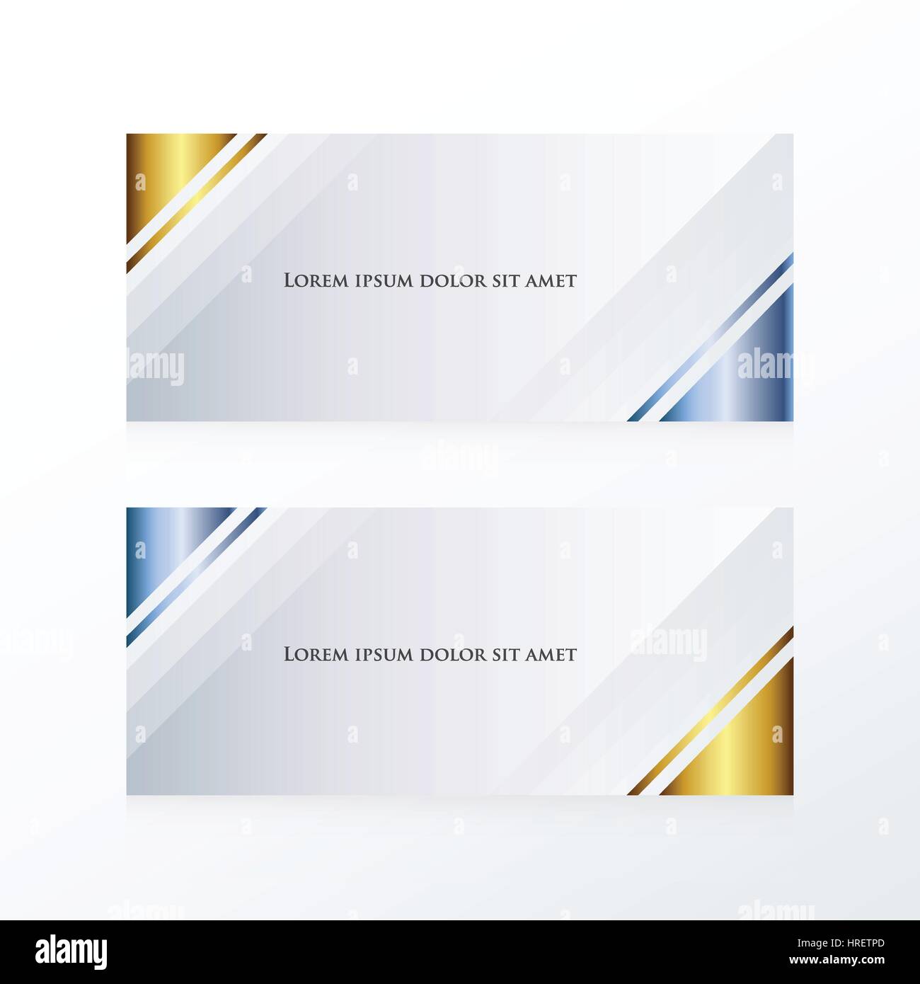 abstract banner triangle gold and blue Stock Vector Image & Art - Alamy