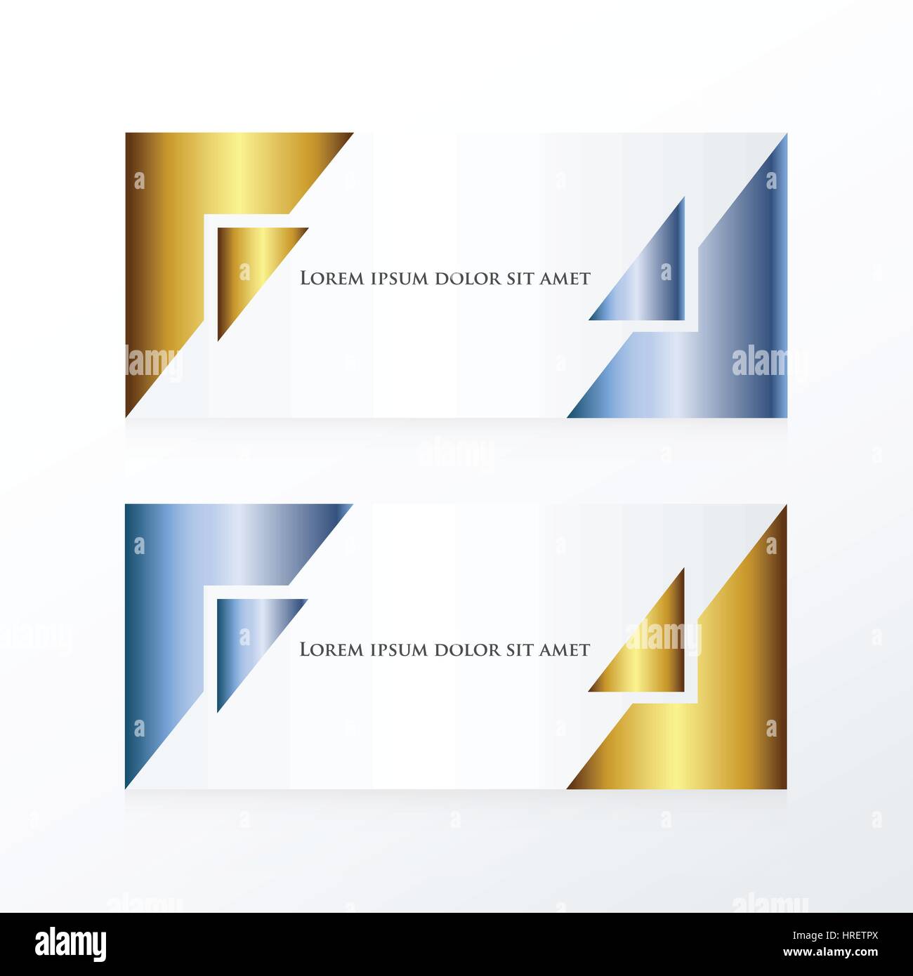 banner abstract gold and blue Stock Vector Image & Art - Alamy
