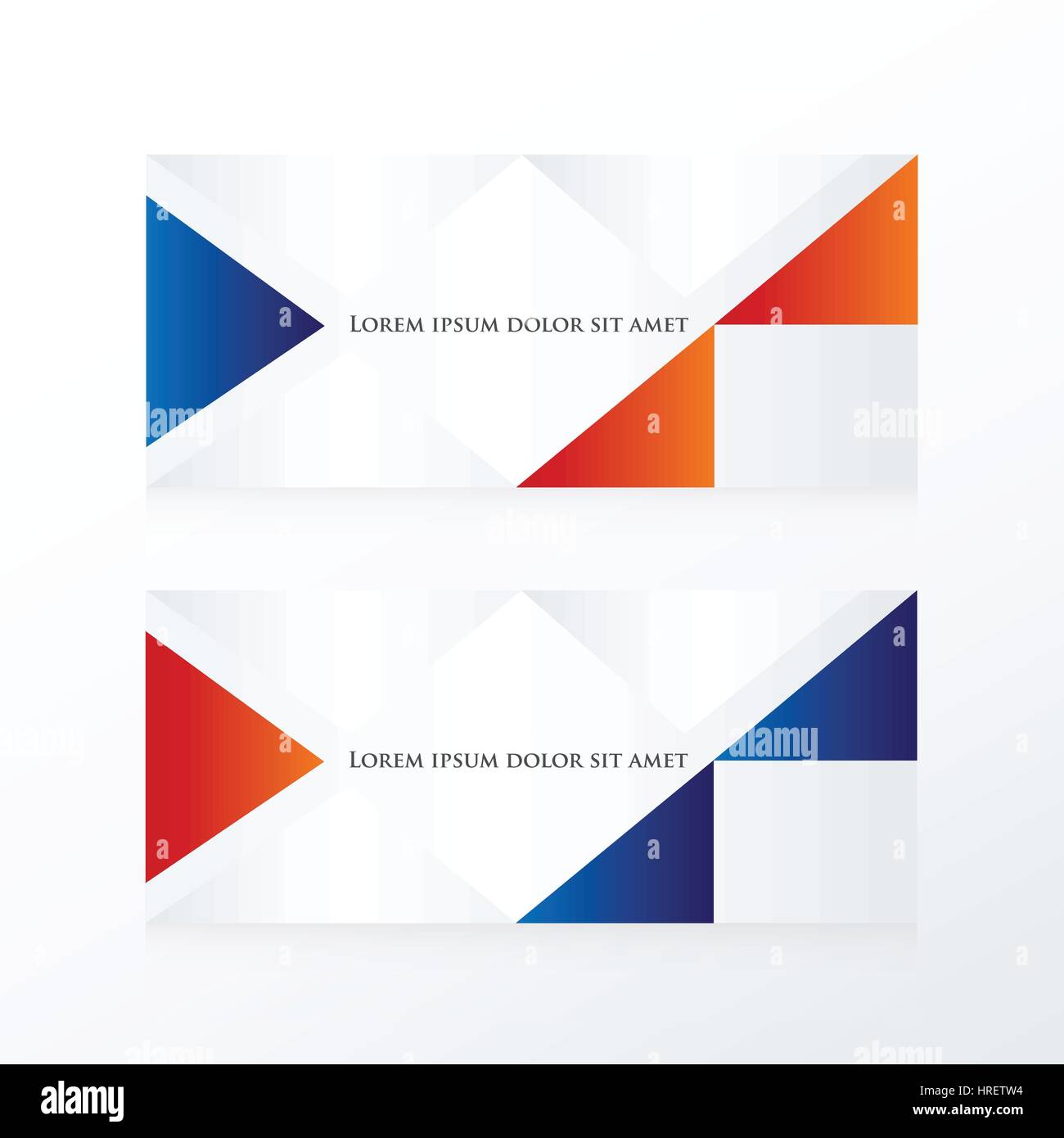 abstract banner modern blue, red Stock Vector Image & Art - Alamy